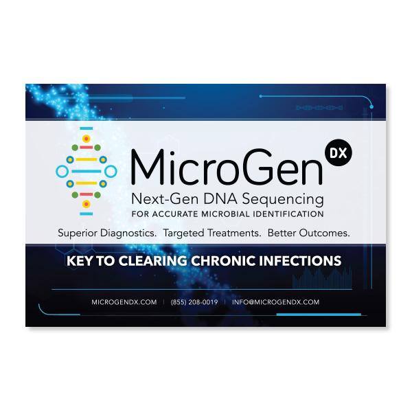 MicroGenDX 6×9 Branding Sticker | MicroGen Diagnostics