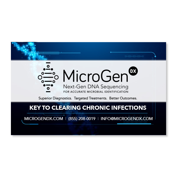 MicroGenDX Business Card Magnet | MicroGen Diagnostics