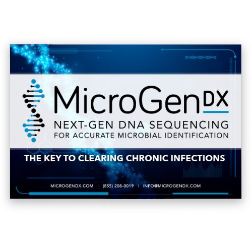 MicroGenDX 6×9 Branding Sticker | MicroGen Diagnostics