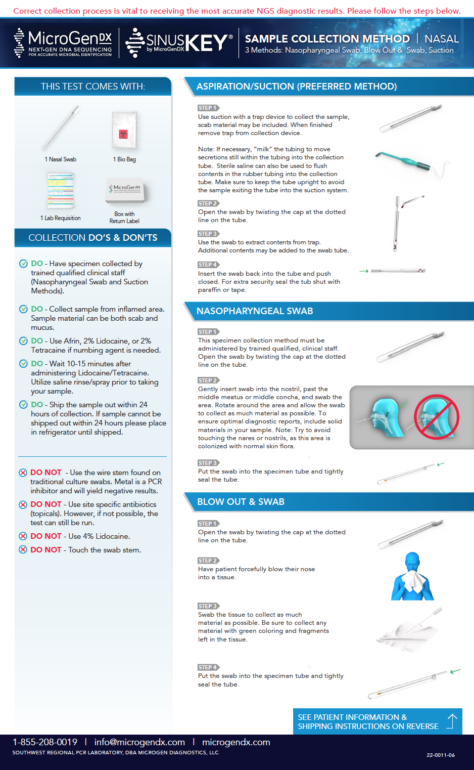 SinusKEY ENT Test Service | MicroGen Diagnostics