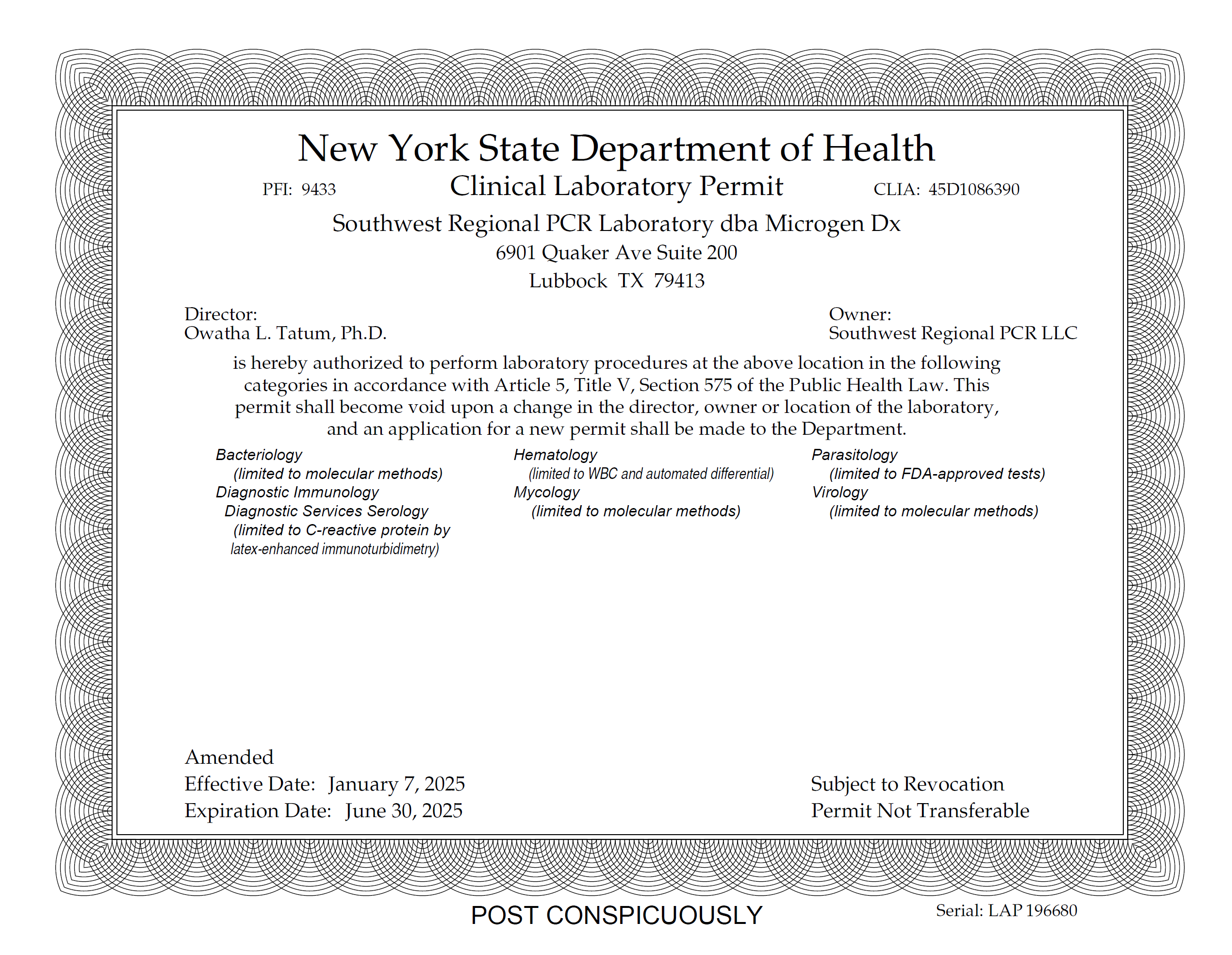 About MicroGenDX | MicroGen Diagnostics